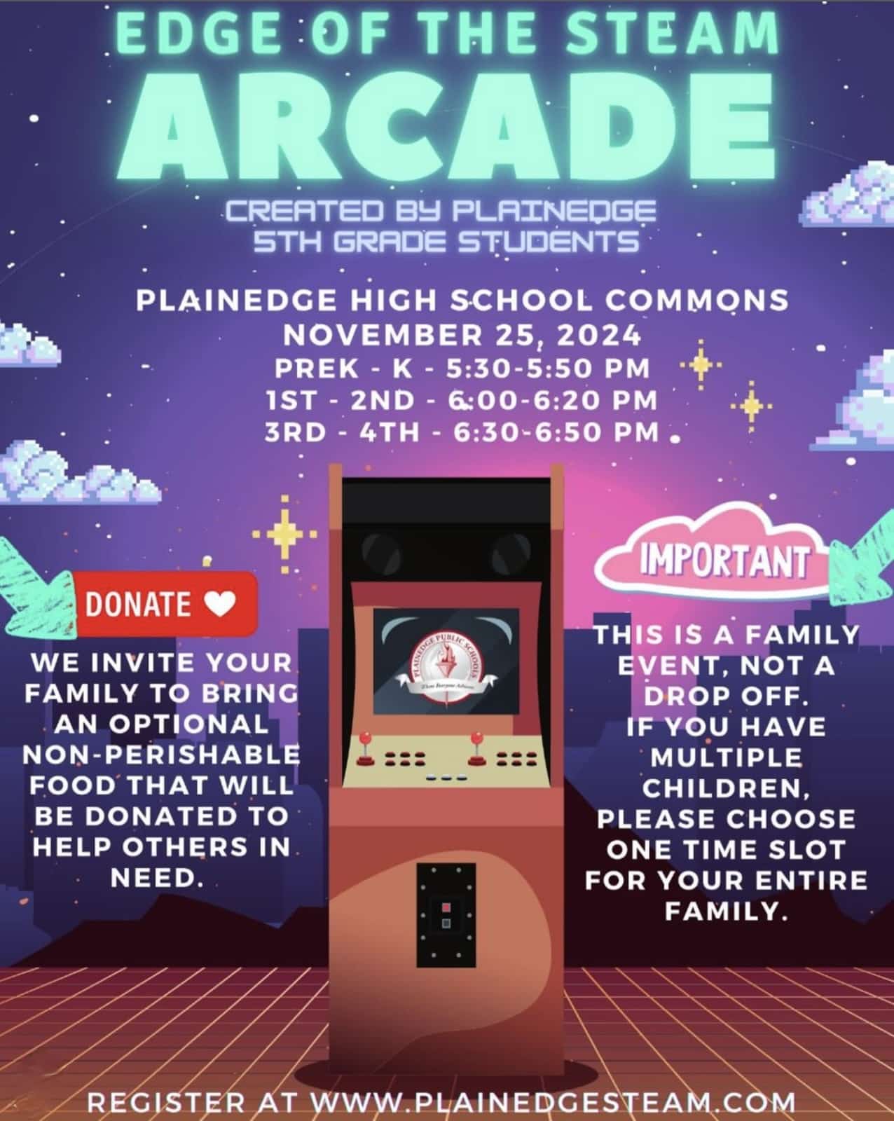 EDGE of the STEAM Arcade | Plainedge Public Schools